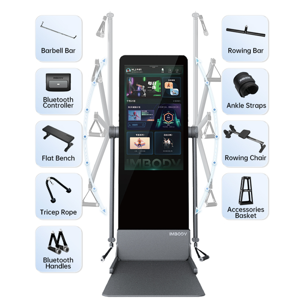 IMBODY POWER S Pro: All In One Smart Fitness Mirror | Smart Fitness ...